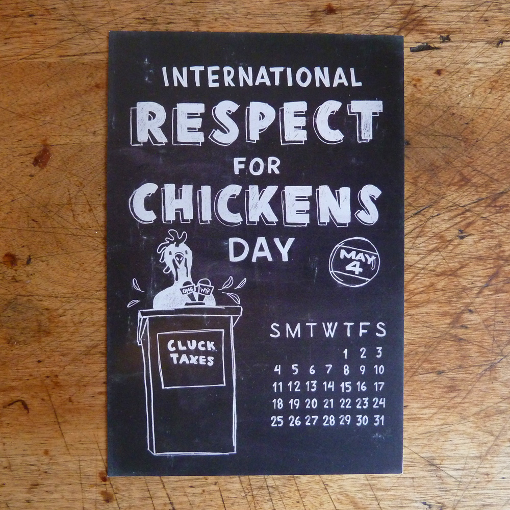 International Respect For Chickens Day – Bitchin' Chickens