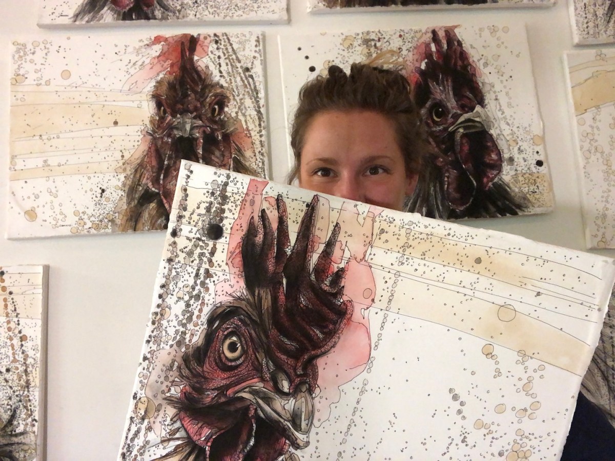 Jade: Artist For Animals – Bitchin' Chickens