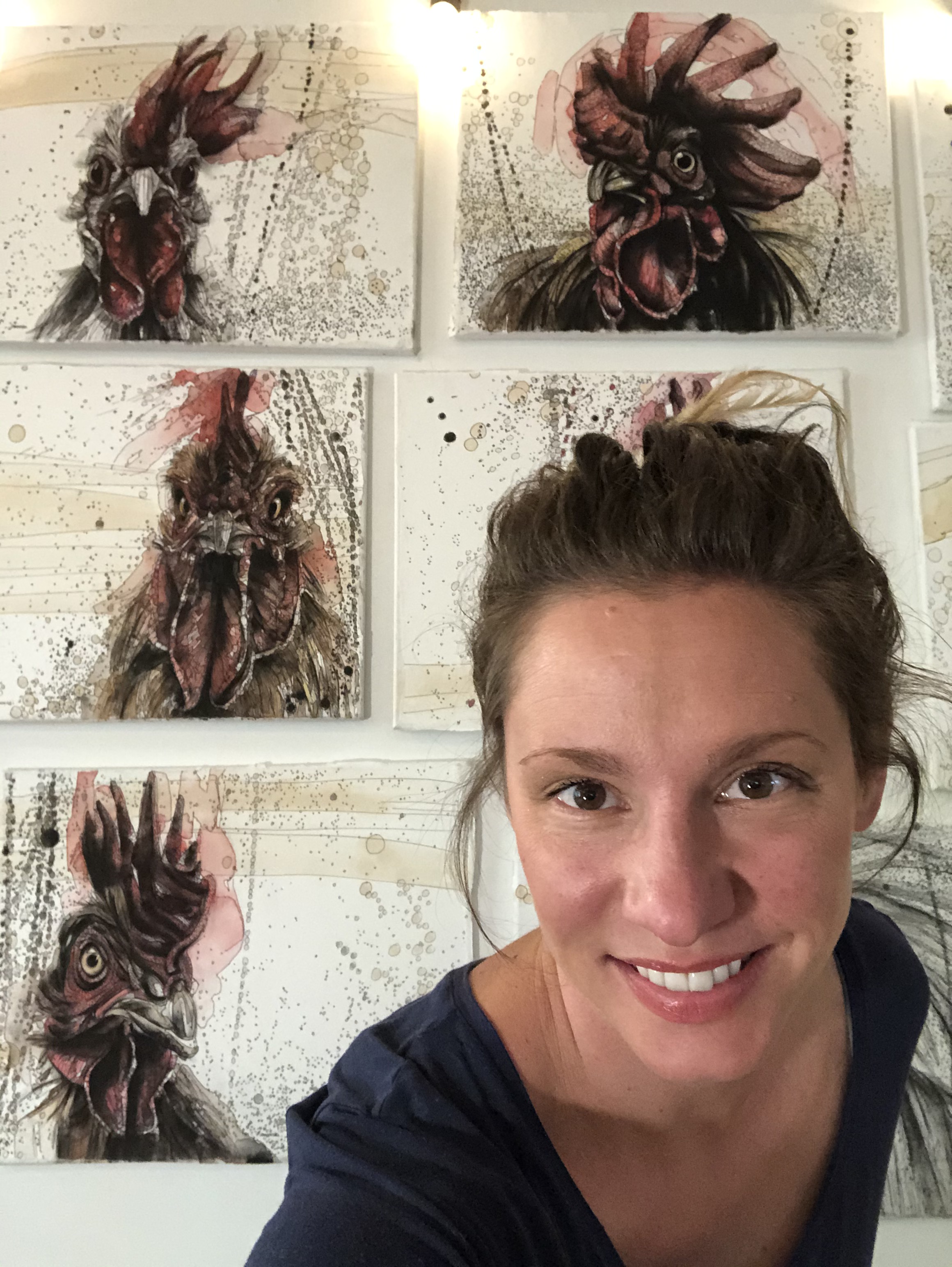 Jade: Artist For Animals – Bitchin' Chickens