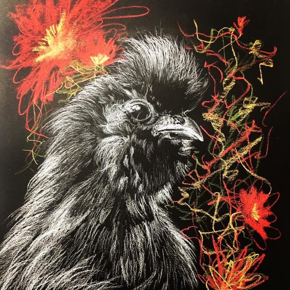 Jen Yang: Jurassic Chicken Art – Bitchin' Chickens